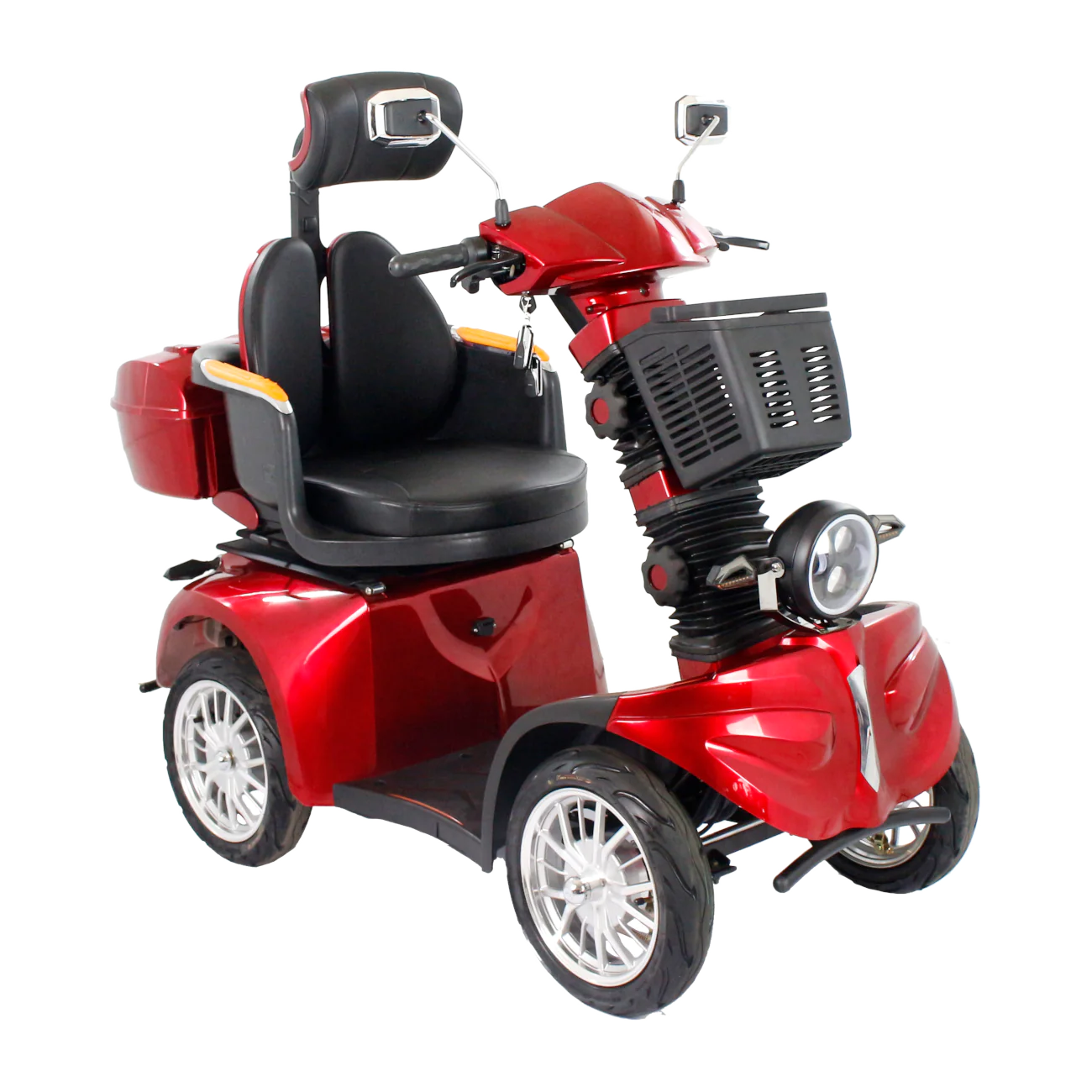 GIO TRON MOBILITY SCOOTER WITH BACK AND NECK SUPPORT FOR LONG DISTANCE ...